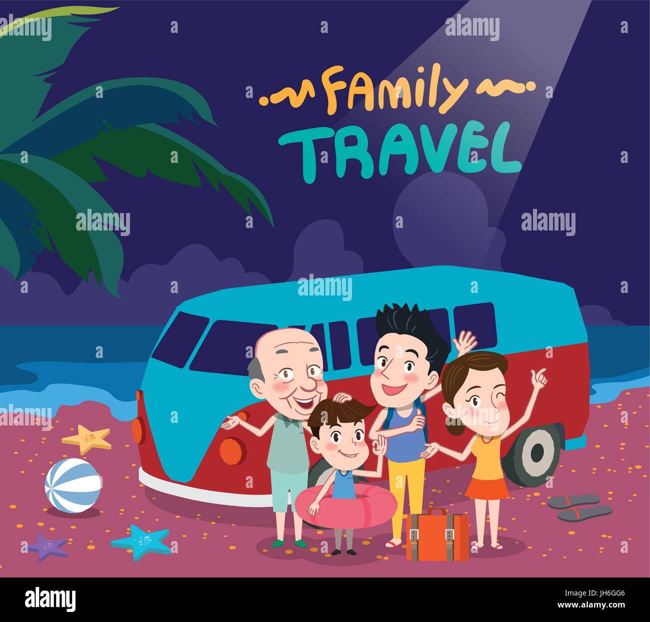 flat character design let's leave concept Stock Vector Image & Art - Alamy