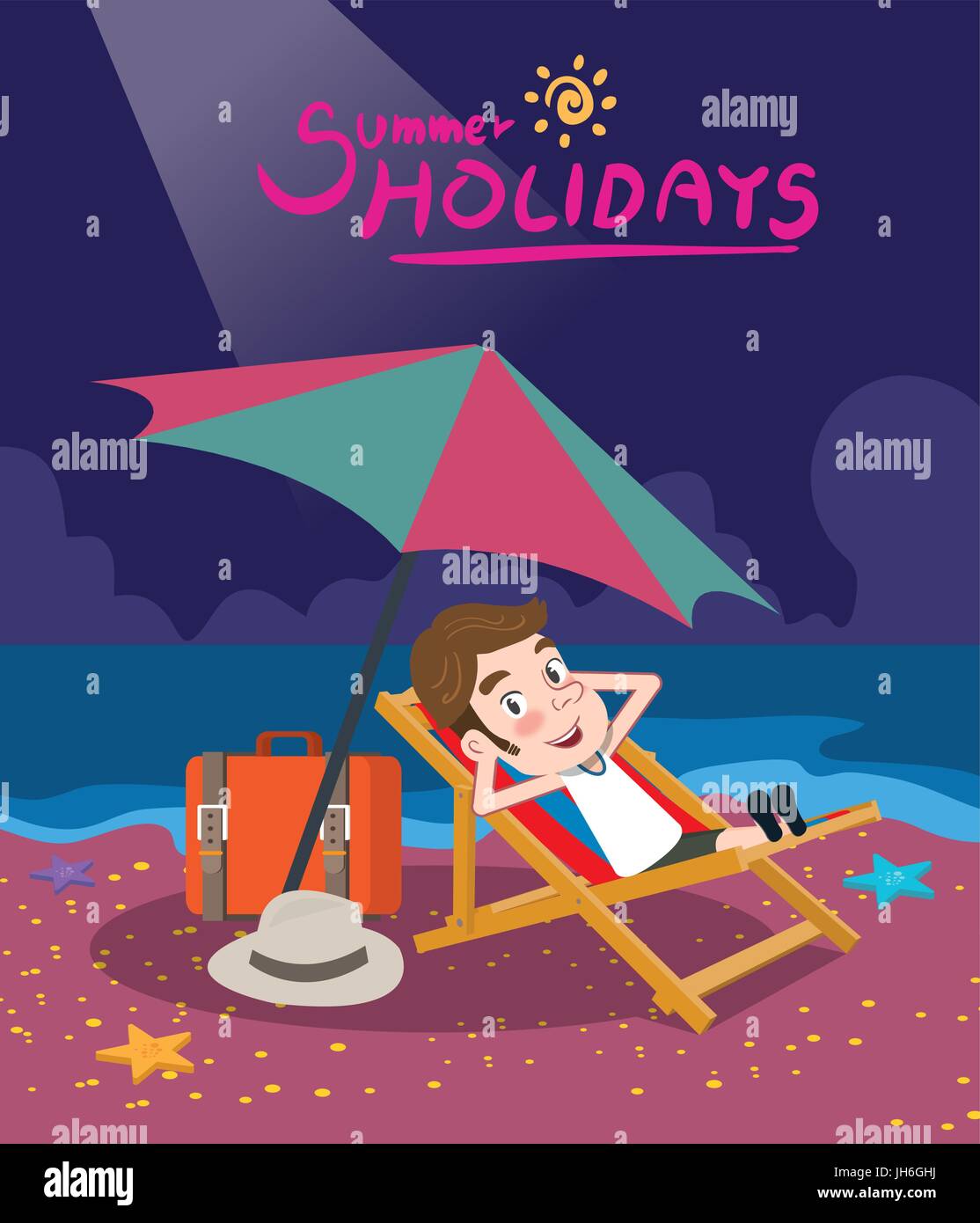 flat character design let's leave concept Stock Vector Image & Art - Alamy