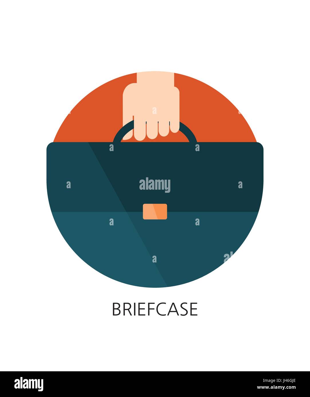 Businessman hand portfolio Stock Vector Images - Alamy