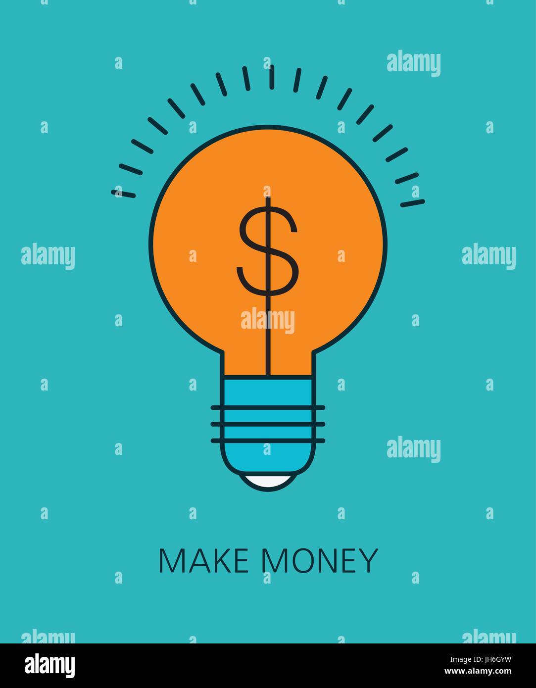 Concept energy savings Stock Vector Images - Alamy