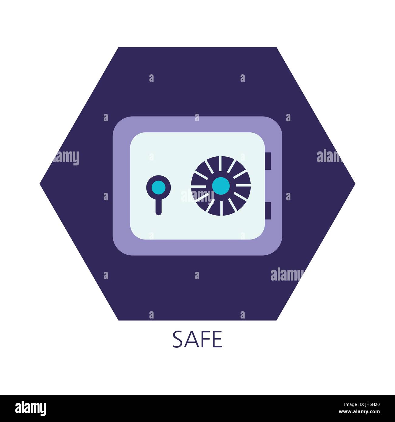 Massive safe deposit vault Stock Vector Images - Alamy