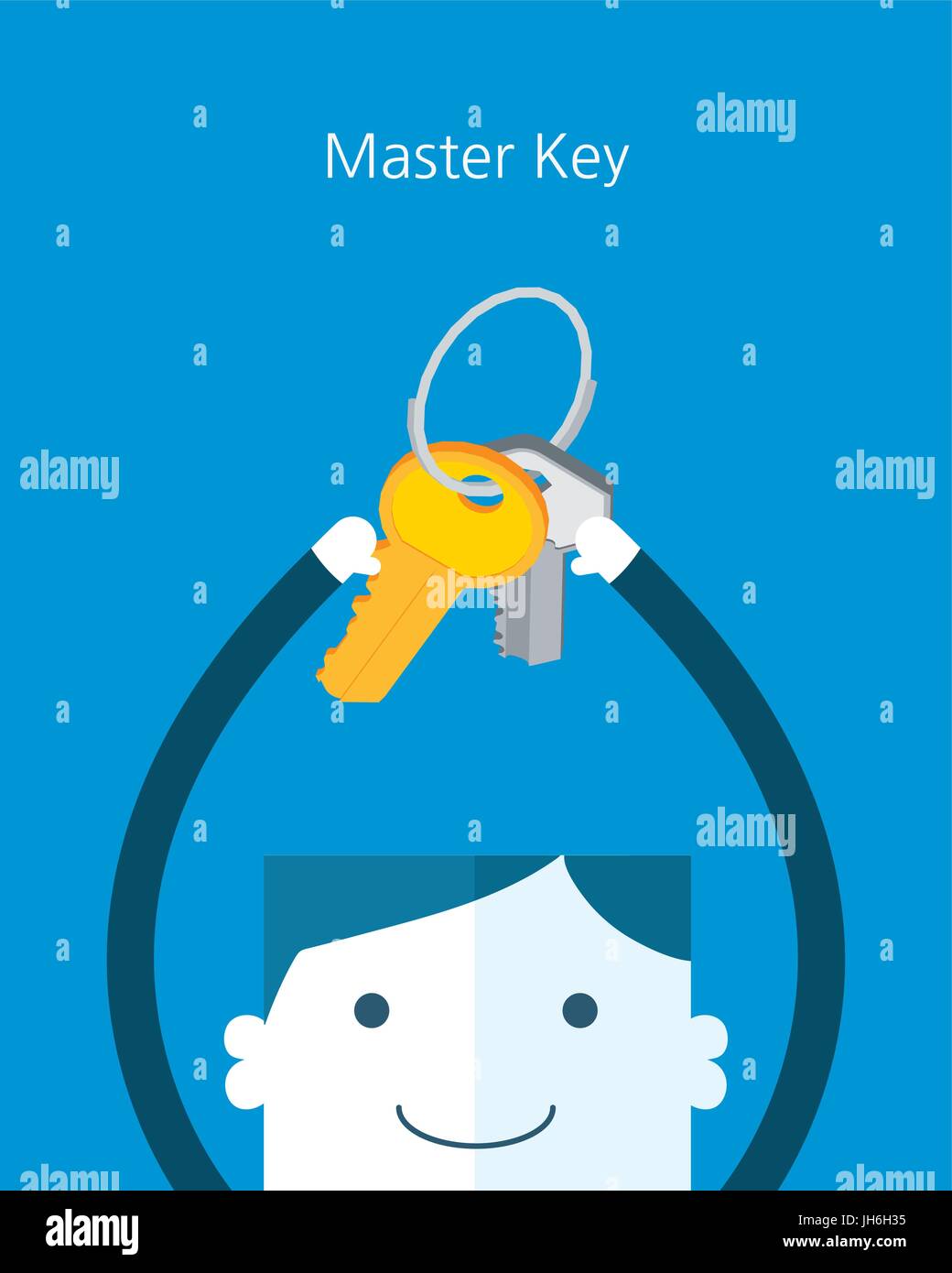 Employee stealing data computer Stock Vector Images - Alamy