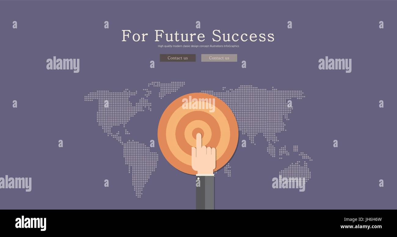 Modern and classic design for future success concept Stock Vector Image ...