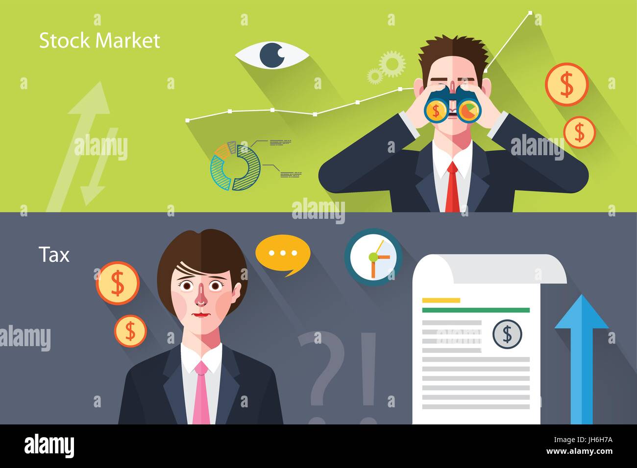 Marketing planning business characters Stock Vector Images - Alamy