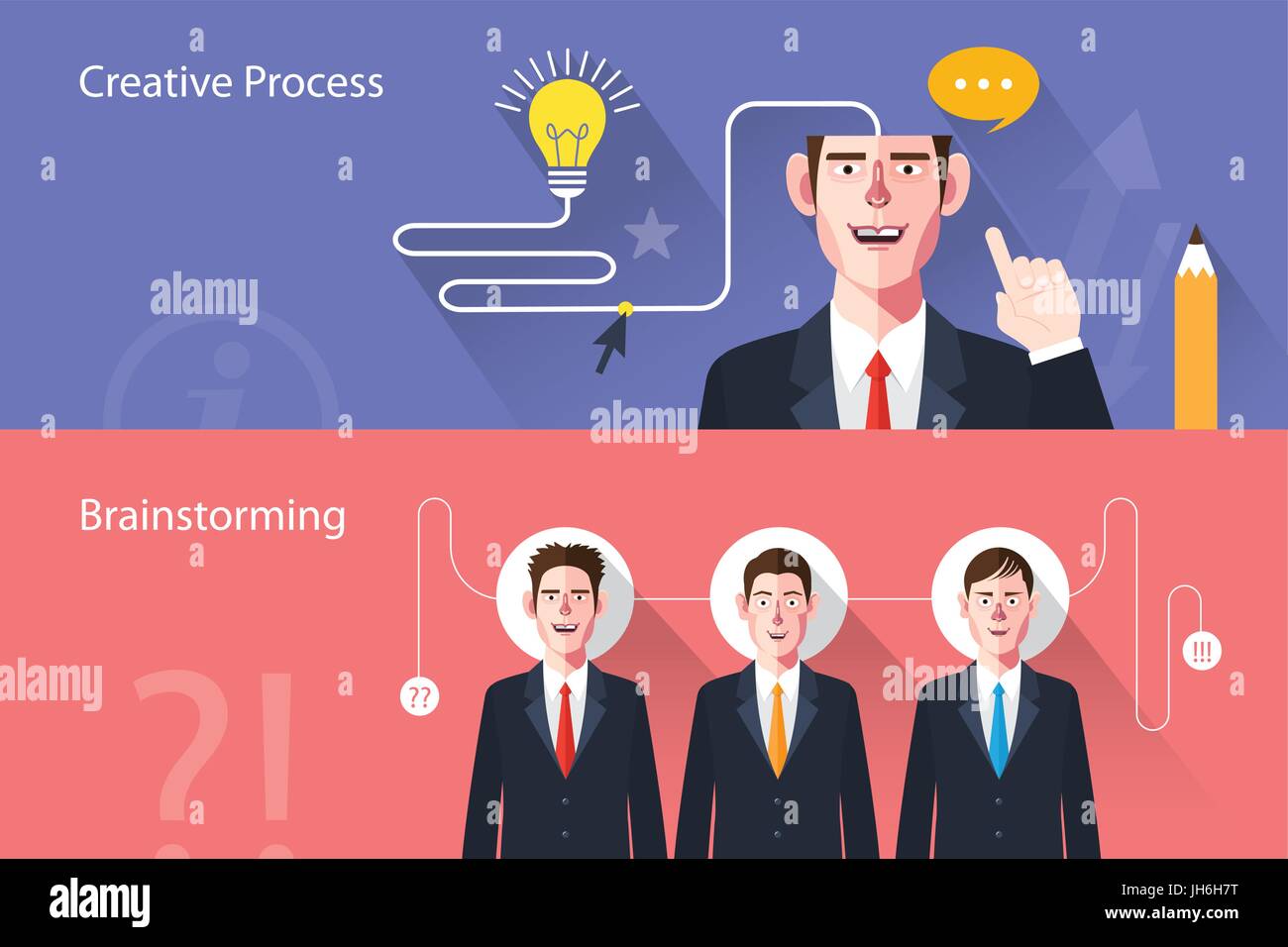 Business process characters teamwork hi-res stock photography and ...