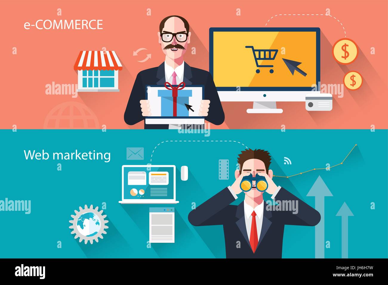 Advertising diagram illustrations hi-res stock photography and images - Alamy