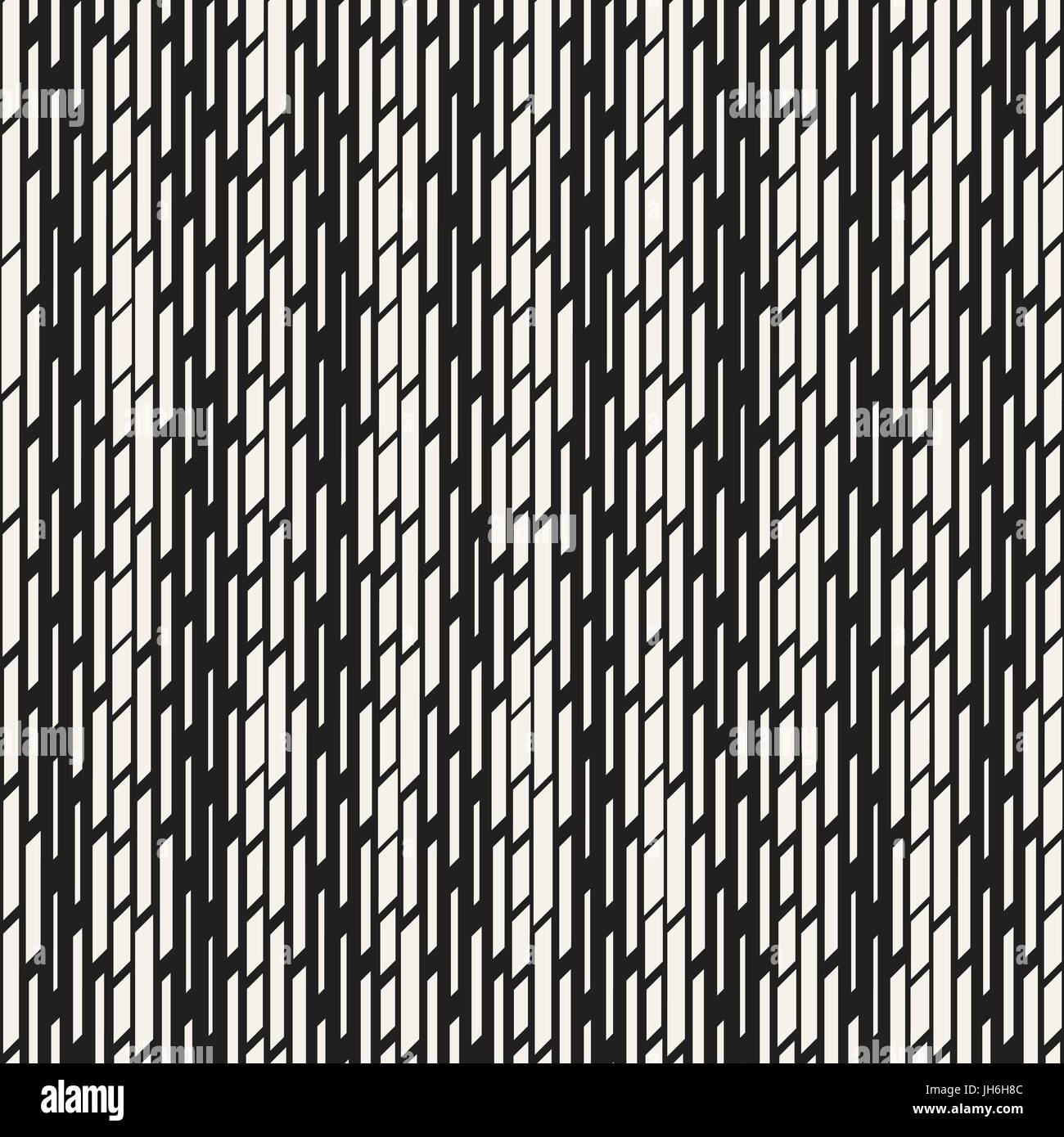 Black and White Irregular Dashed Lines Pattern. Modern Abstract Vector ...