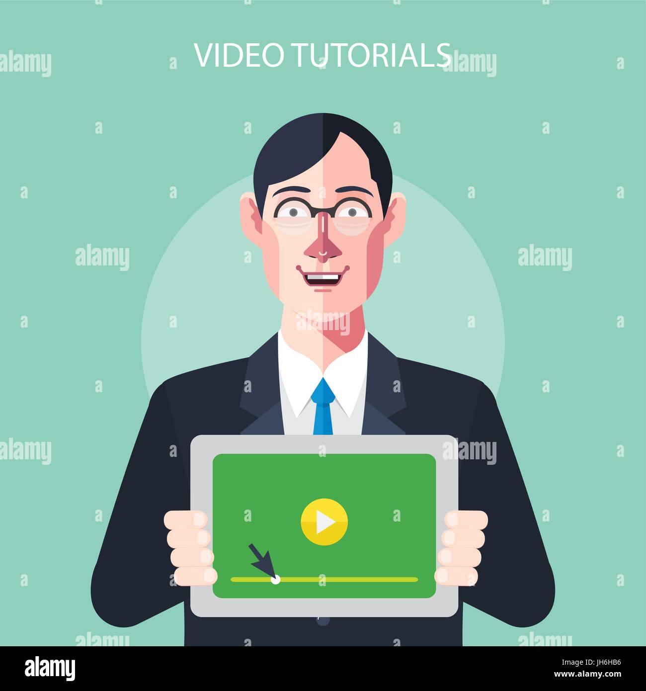 Tutorials screen hi-res stock photography and images - Alamy