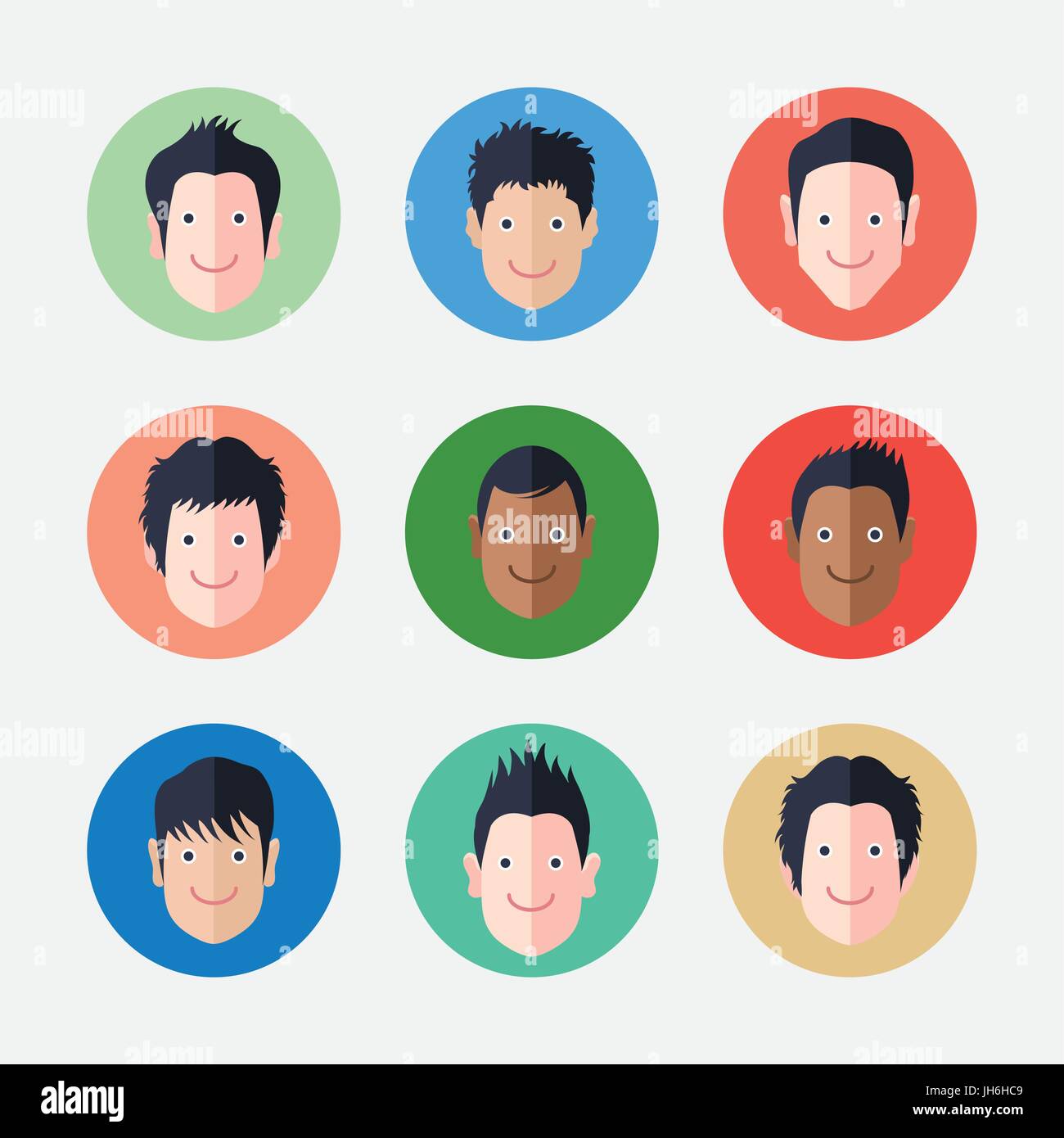 Male avatar solid icon Stock Vector Images - Alamy