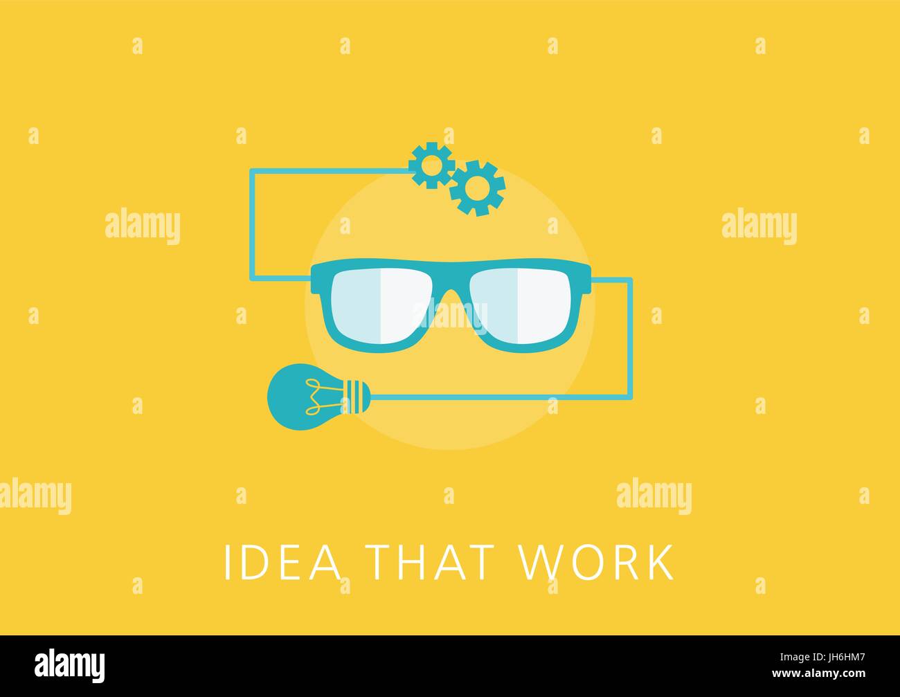 idea that work concept flat icon Stock Vector Image & Art - Alamy