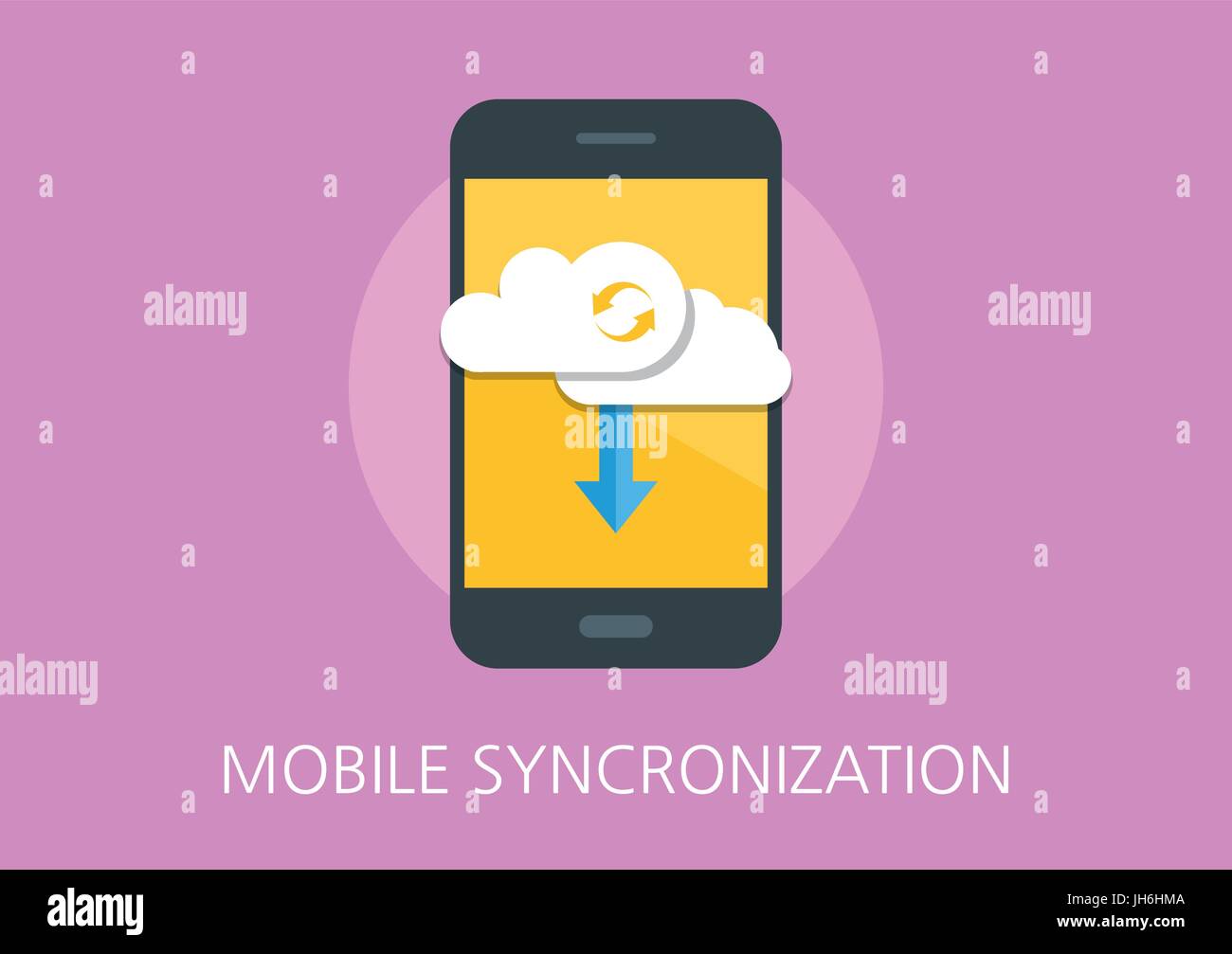 Digital hub mobility Stock Vector Images - Alamy