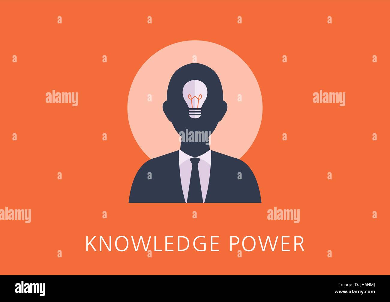 knowledge power concept flat icon Stock Vector Image & Art - Alamy
