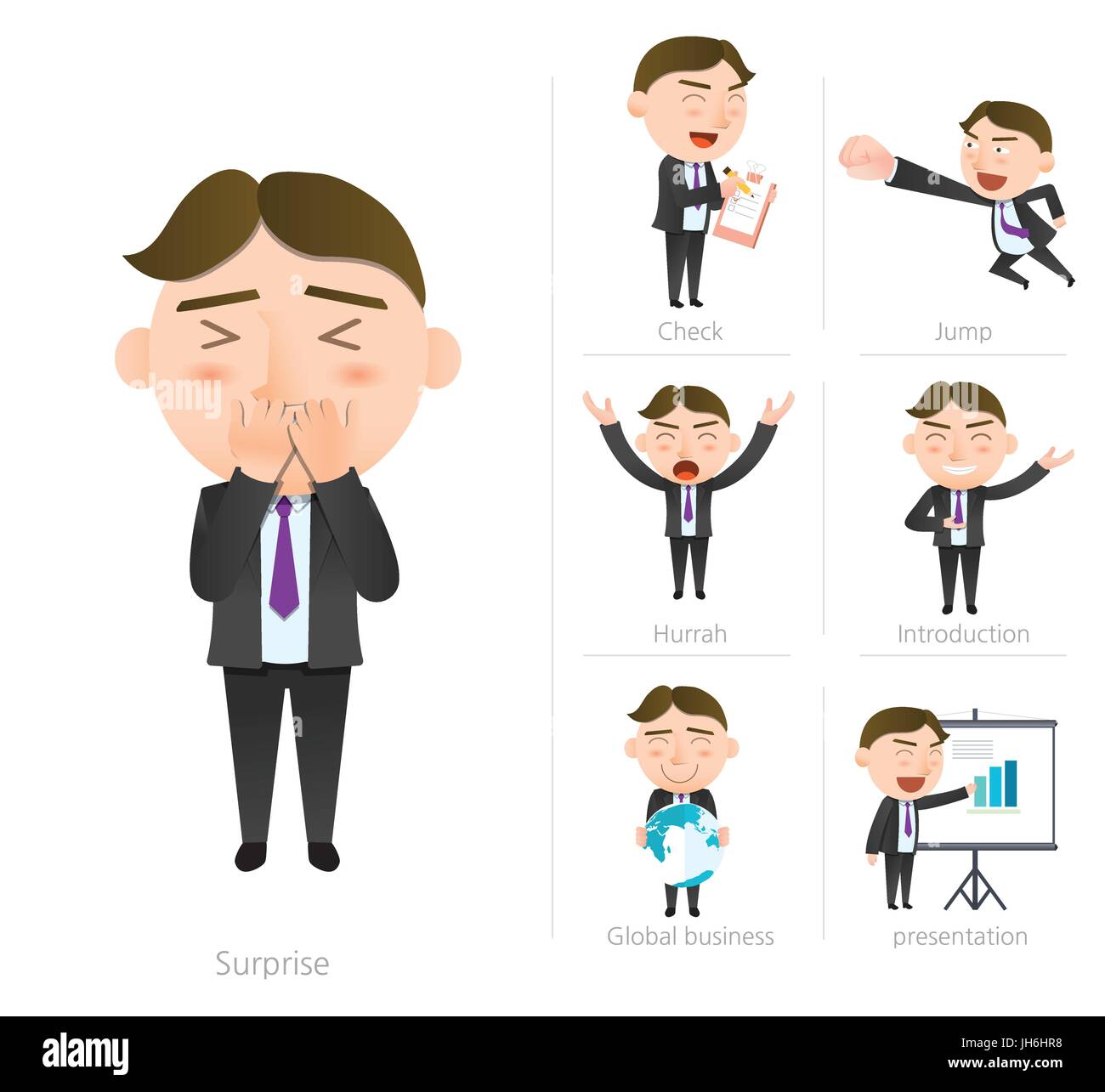 Employee introduction Stock Vector Images - Alamy