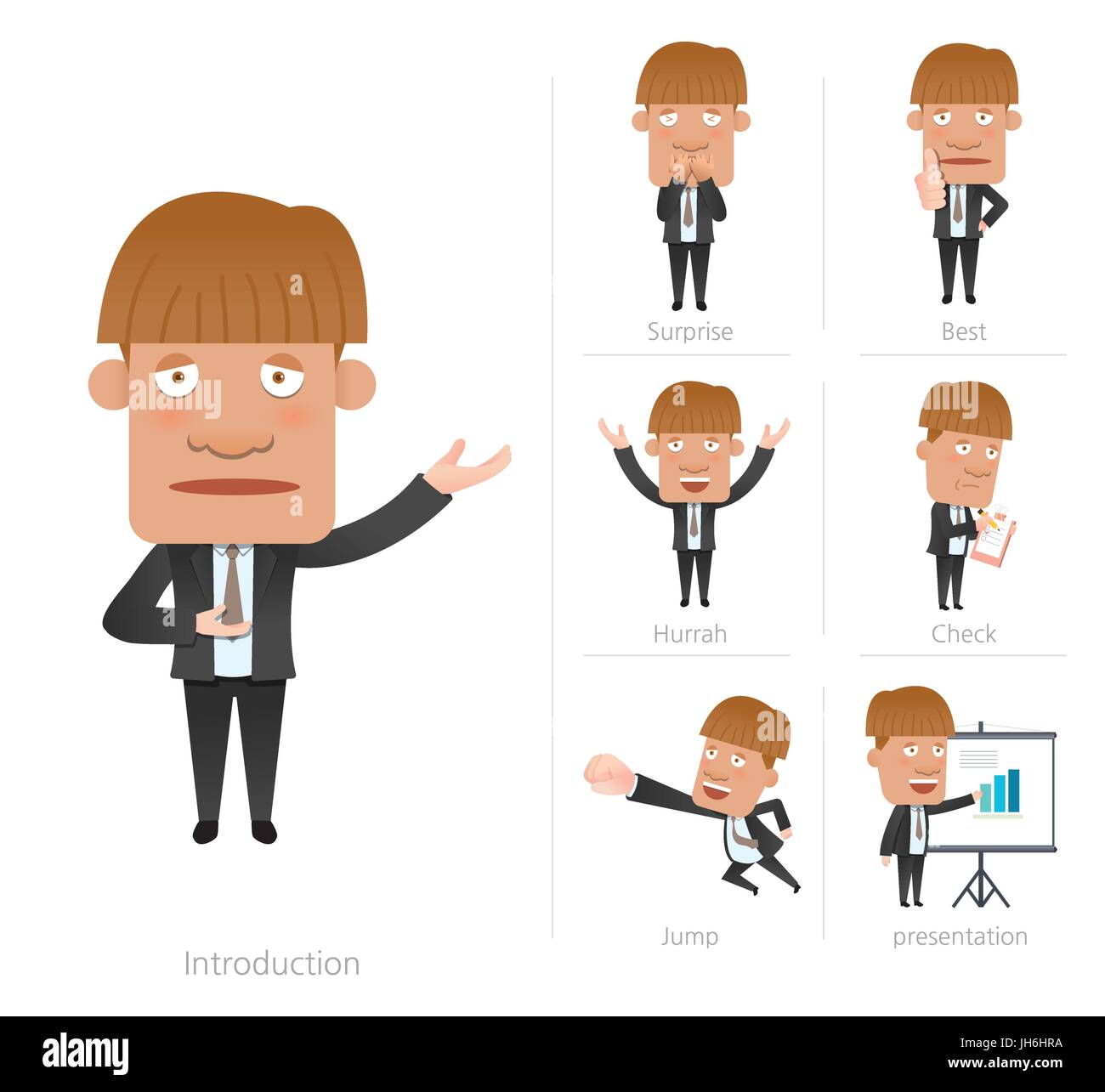 Employee introduction Stock Vector Images - Alamy
