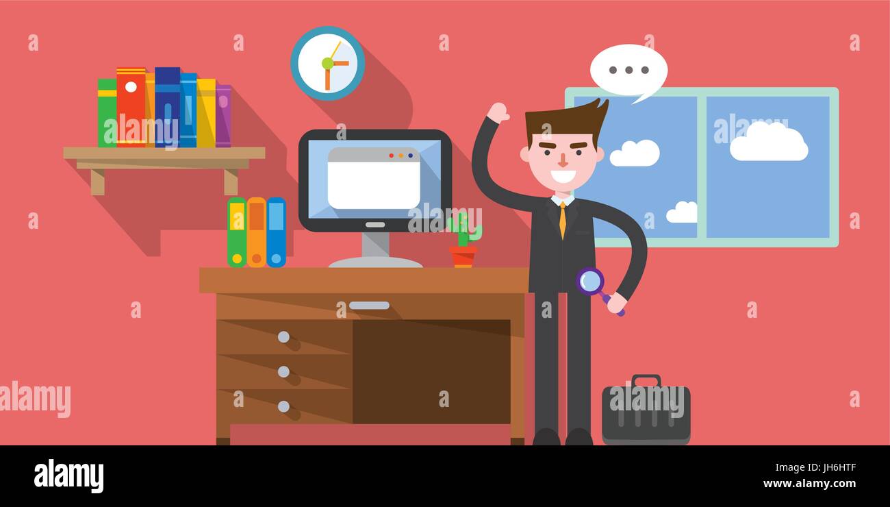 Work and space Stock Vector Images - Alamy