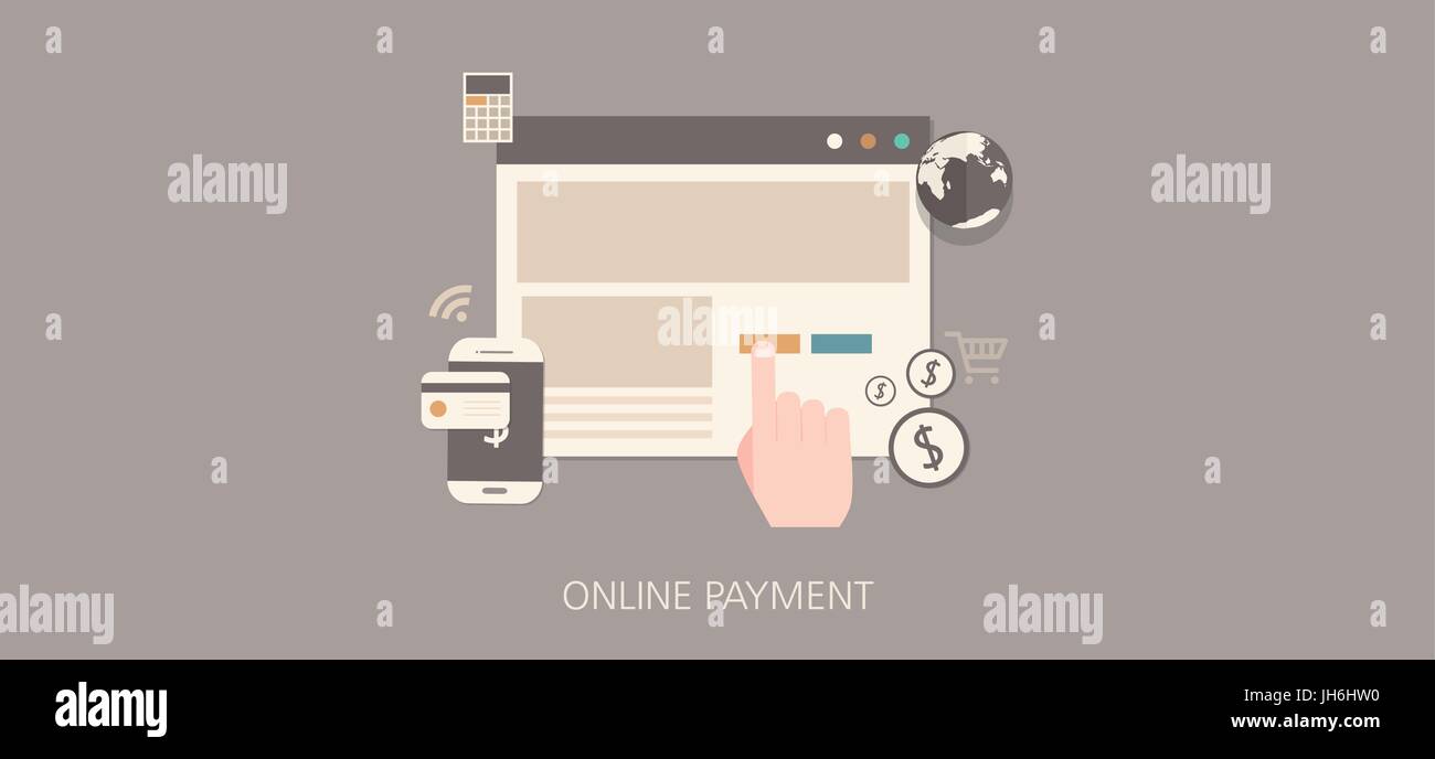 Modern and classic web total solution flat concept icon set Stock ...