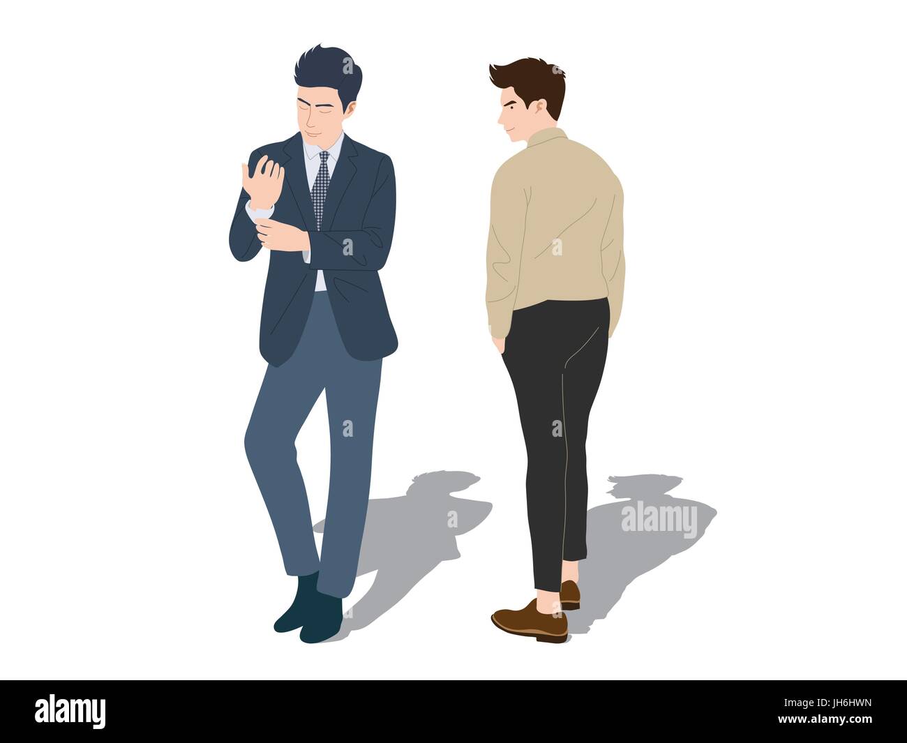 Smart Business man Stock Vector Image & Art - Alamy