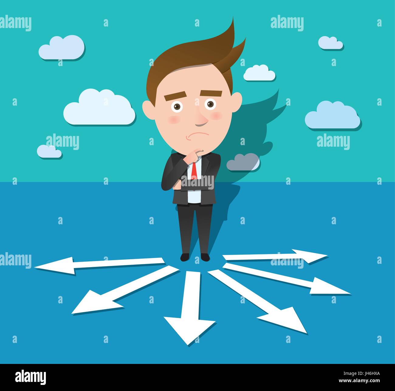 Chief executive humor Stock Vector Images - Alamy