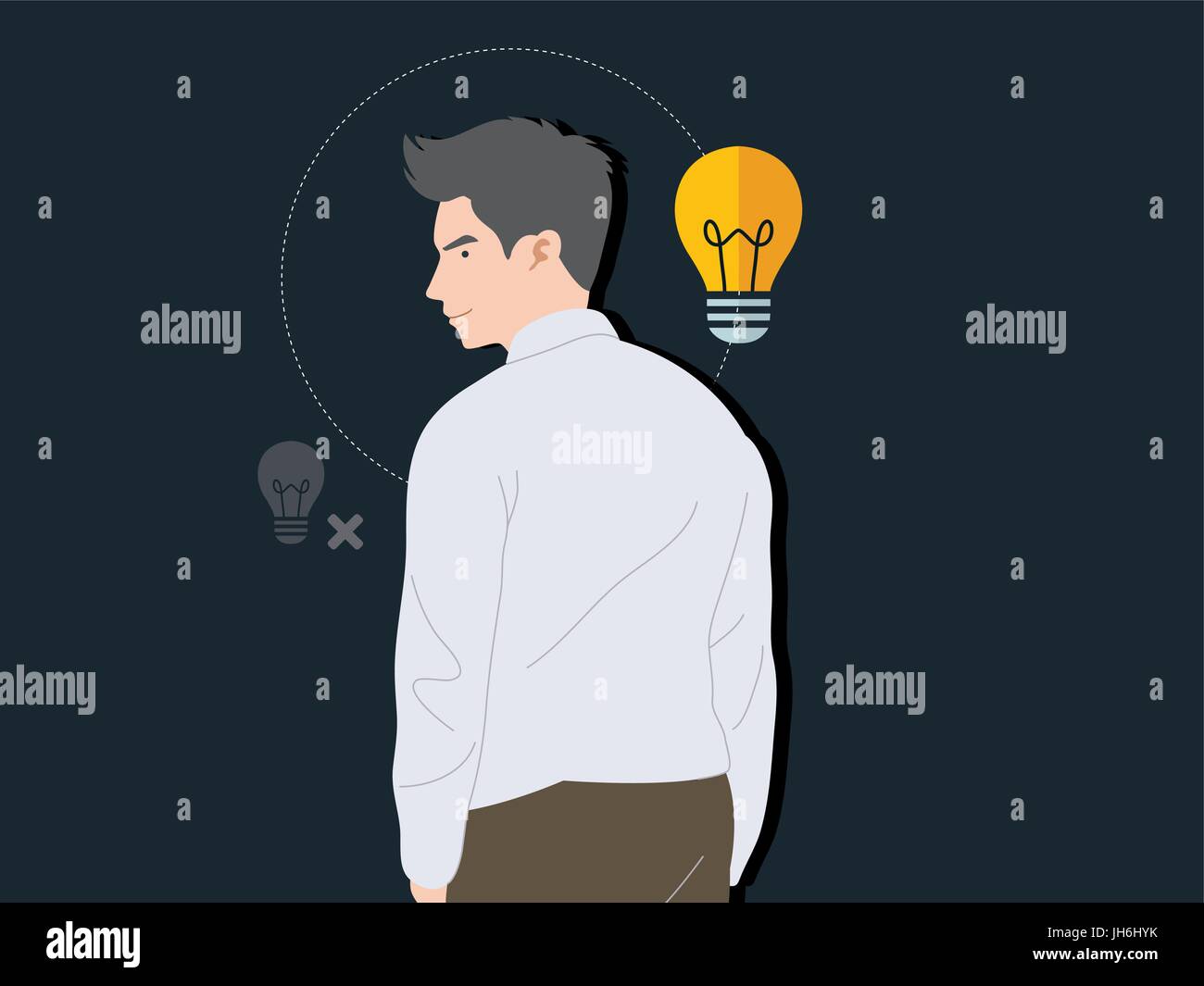 Smart rich business man Stock Vector Images - Alamy