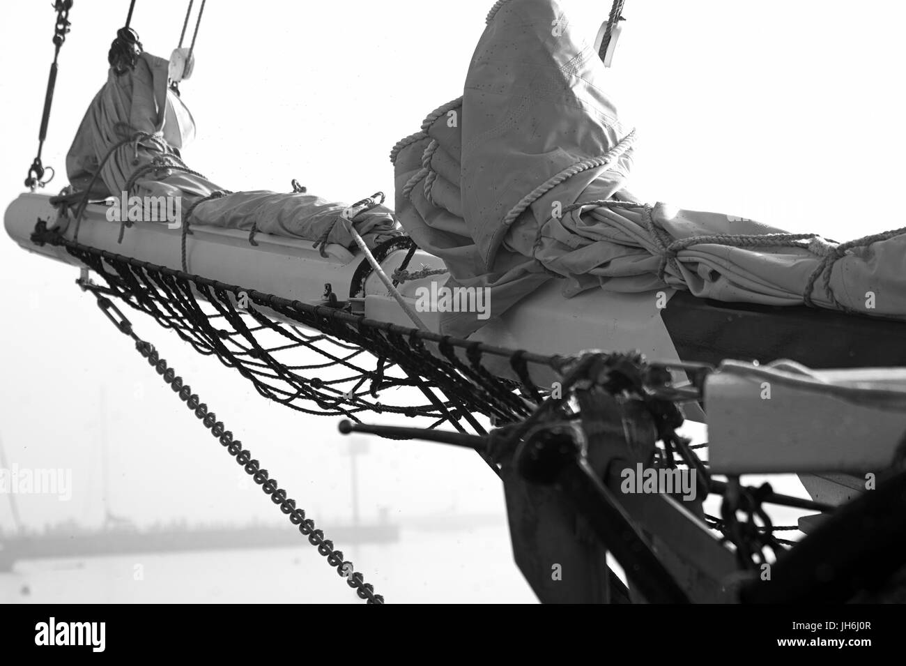 Tall ship bow Black and White Stock Photos & Images - Alamy