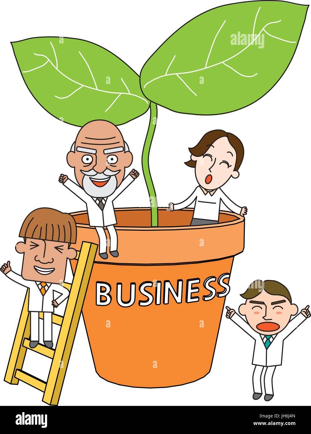 Business story Stock Vector Images - Alamy