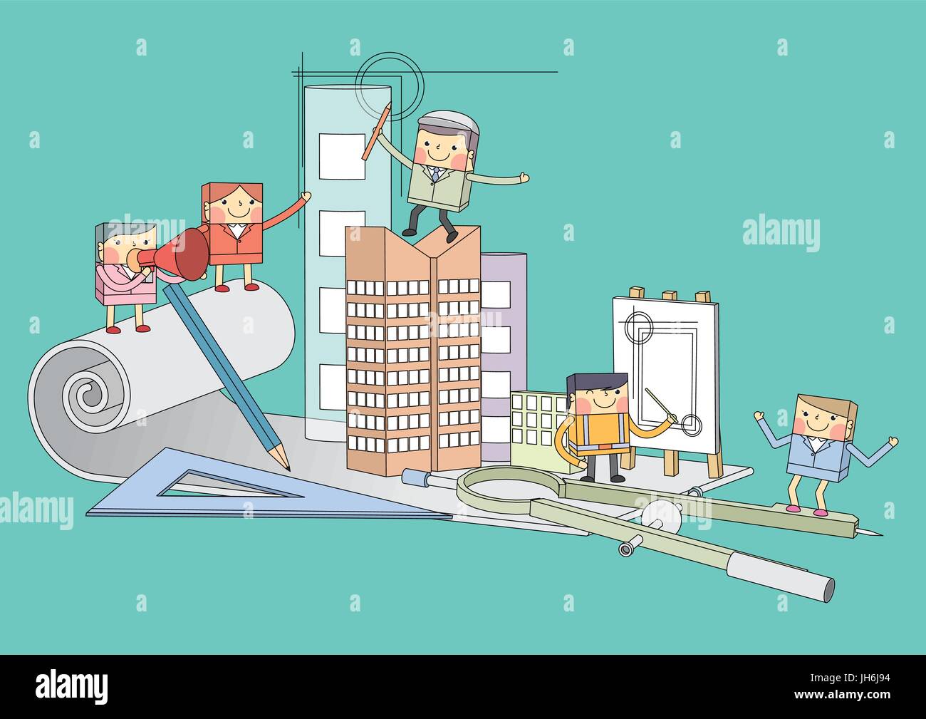 Man on line shopping Stock Vector Images - Alamy