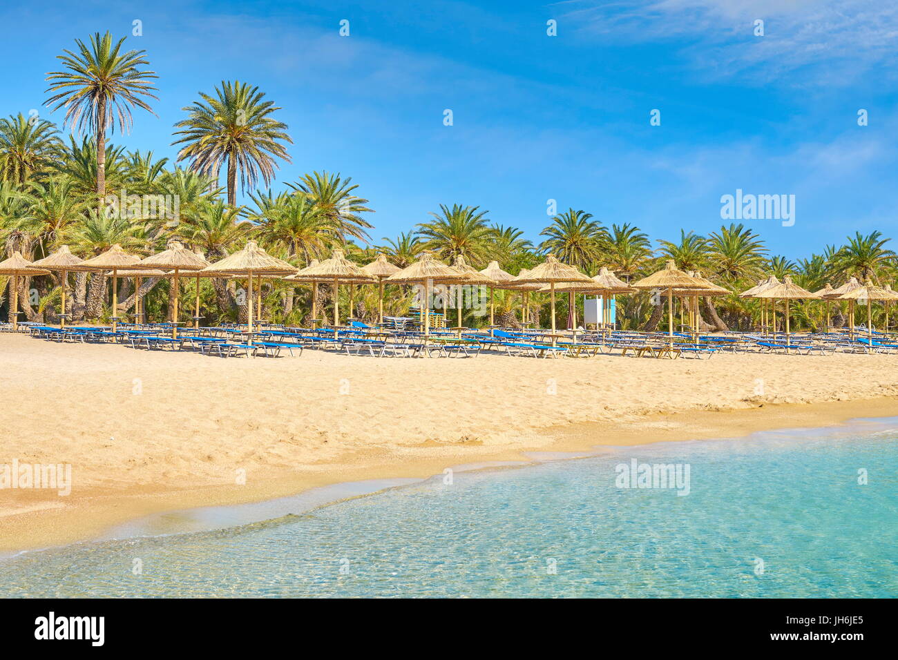 Vai Beach, Crete Island, Greece Stock Photo - Alamy