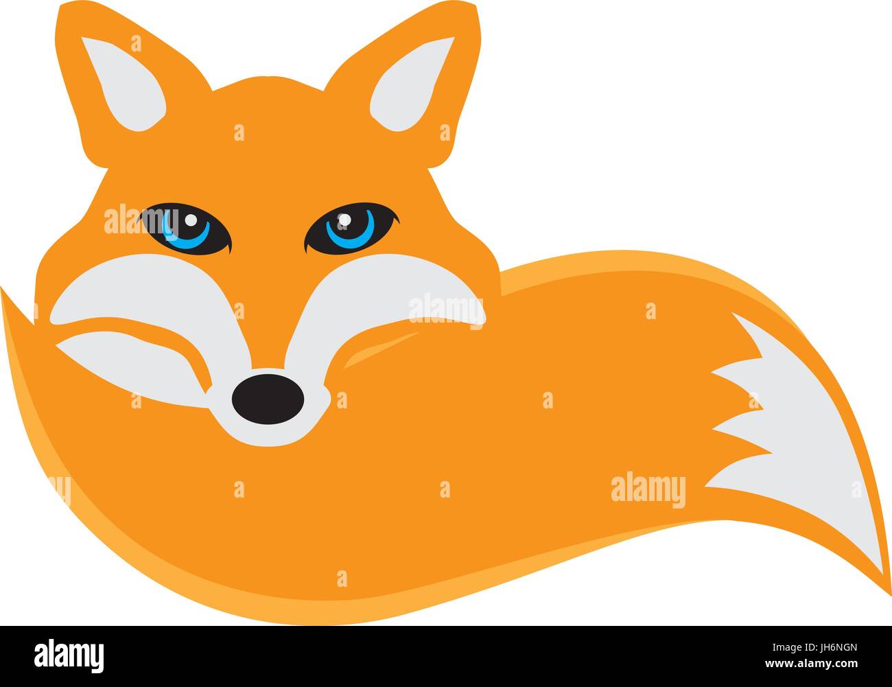 Curled up vector vectors hi-res stock photography and images - Alamy