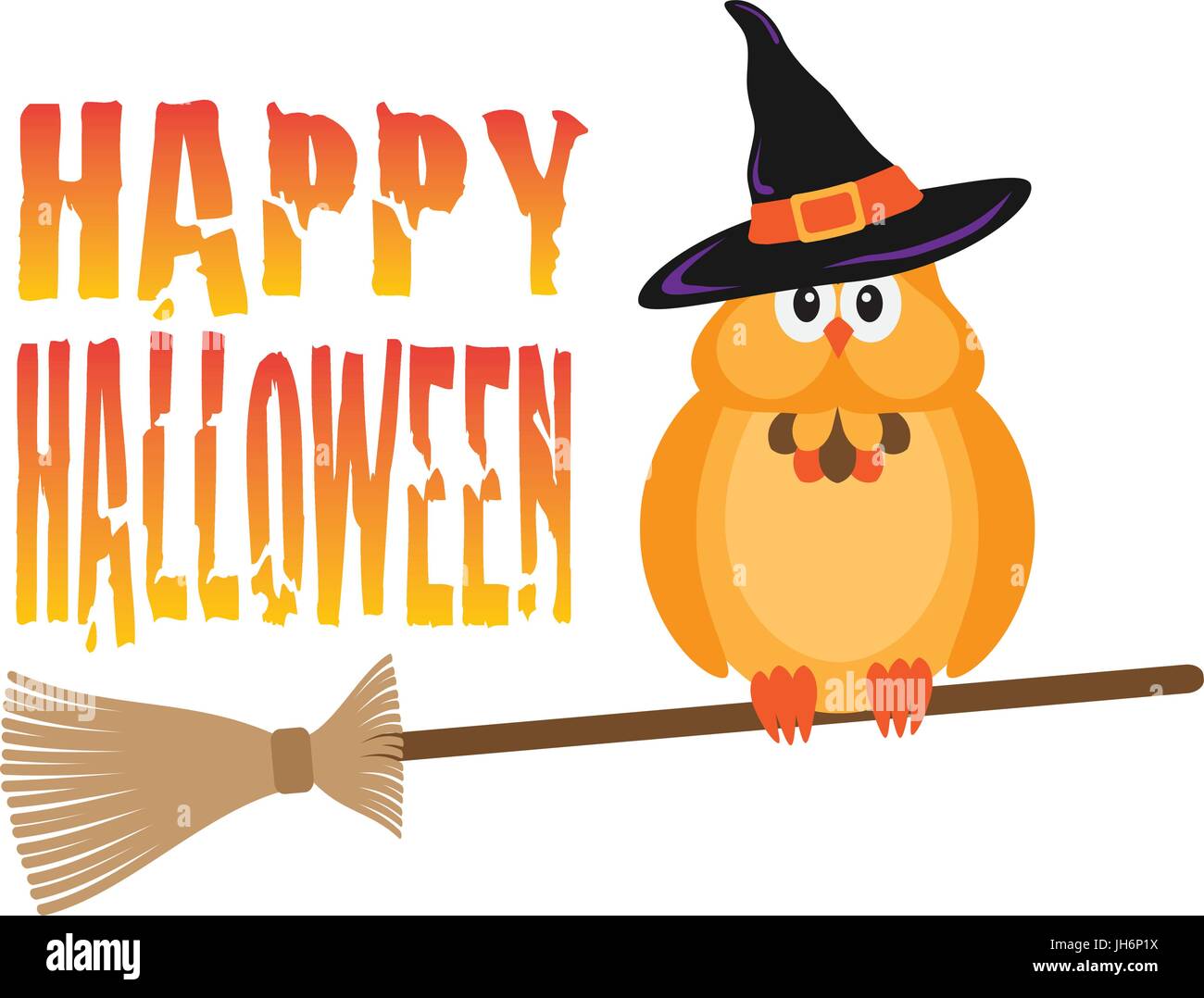 Happy Halloween Owl Clip Art