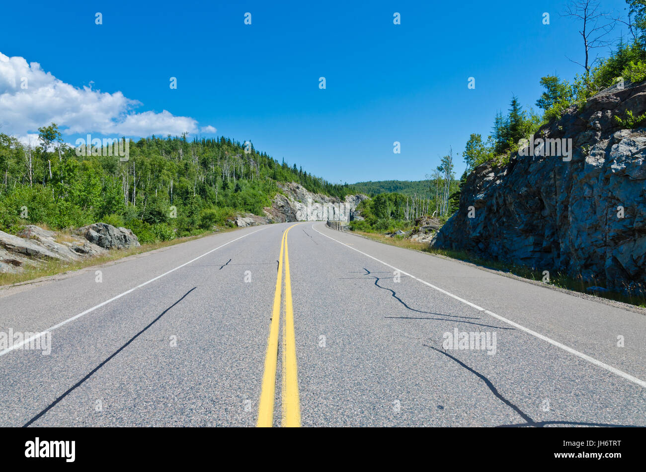 Transcanada highway along superior hi-res stock photography and images ...