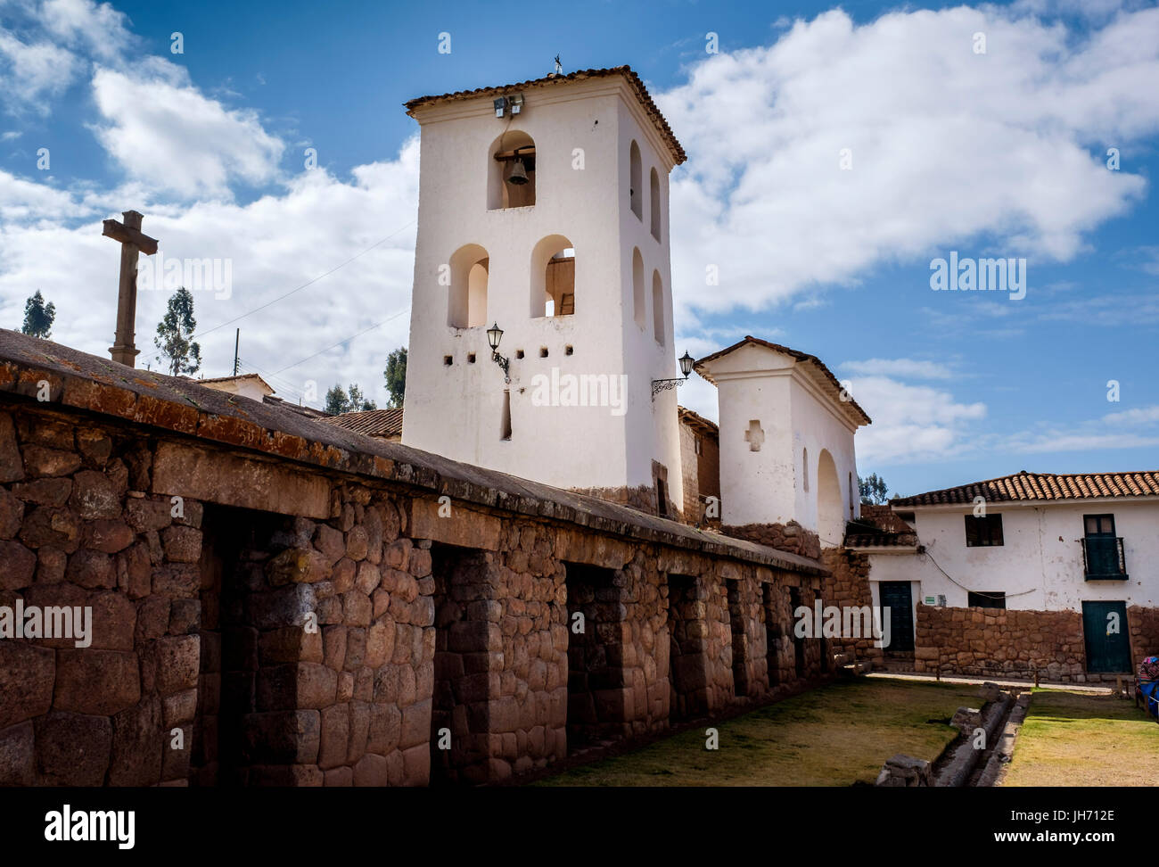CHINCHERO, PERU - CIRCA OCTOBER 2015: Chinchero archaeological site on ...