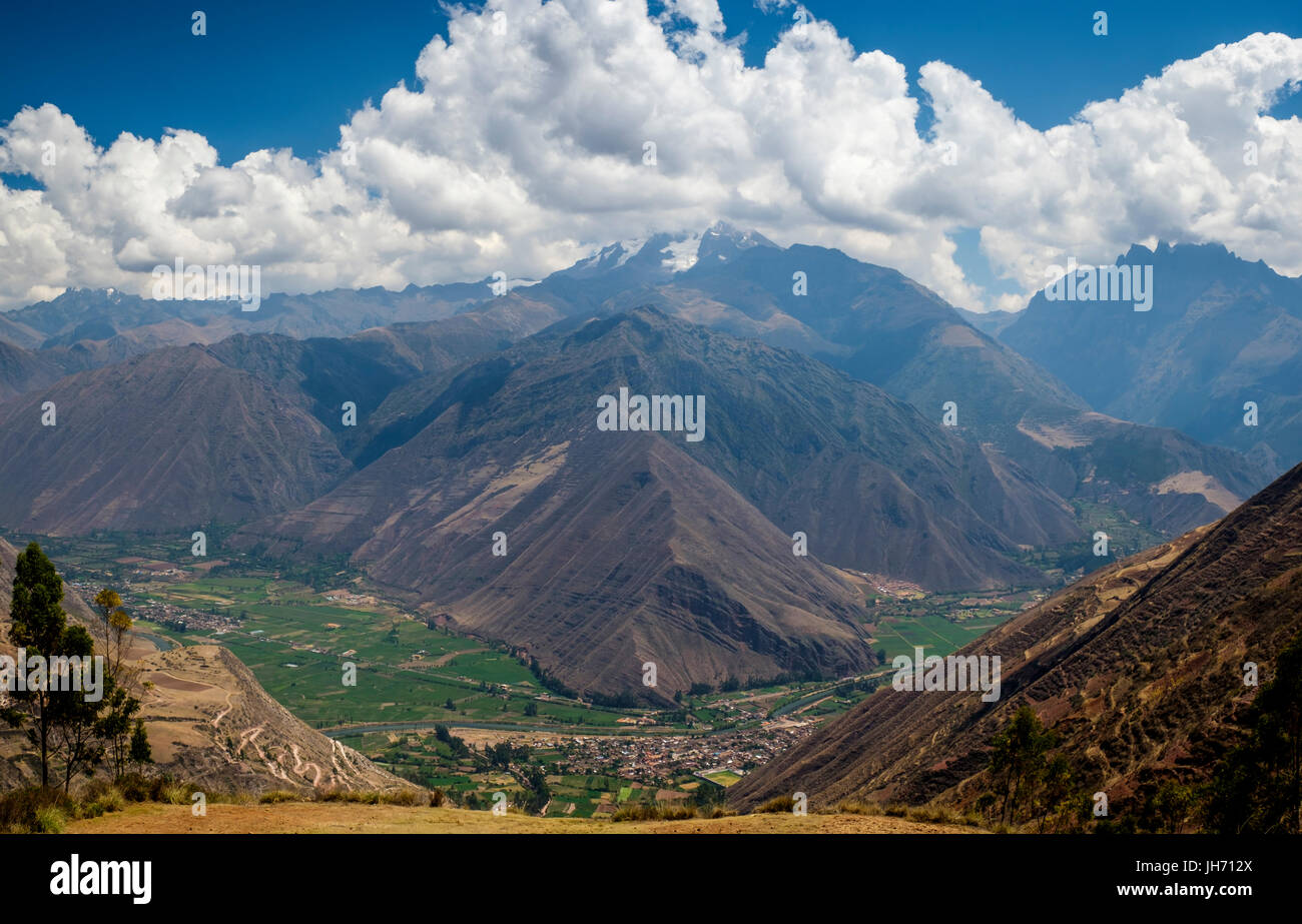 URUBAMBA PROVINCE, CUSCO, PERU - CIRCA OCTOBER 2015: View of the ...