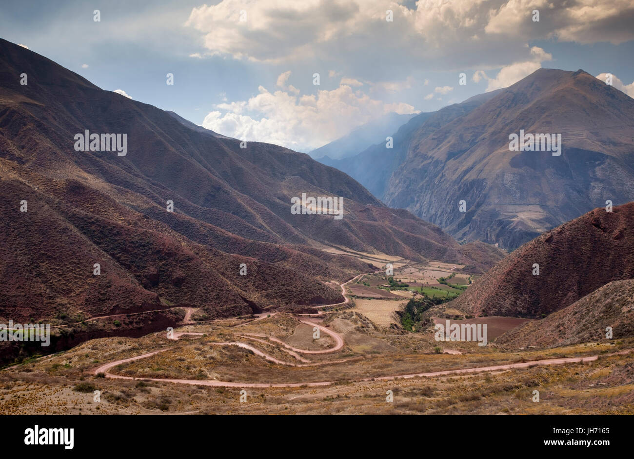 URUBAMBA PROVINCE, CUSCO, PERU - CIRCA OCTOBER 2015: View of the ...