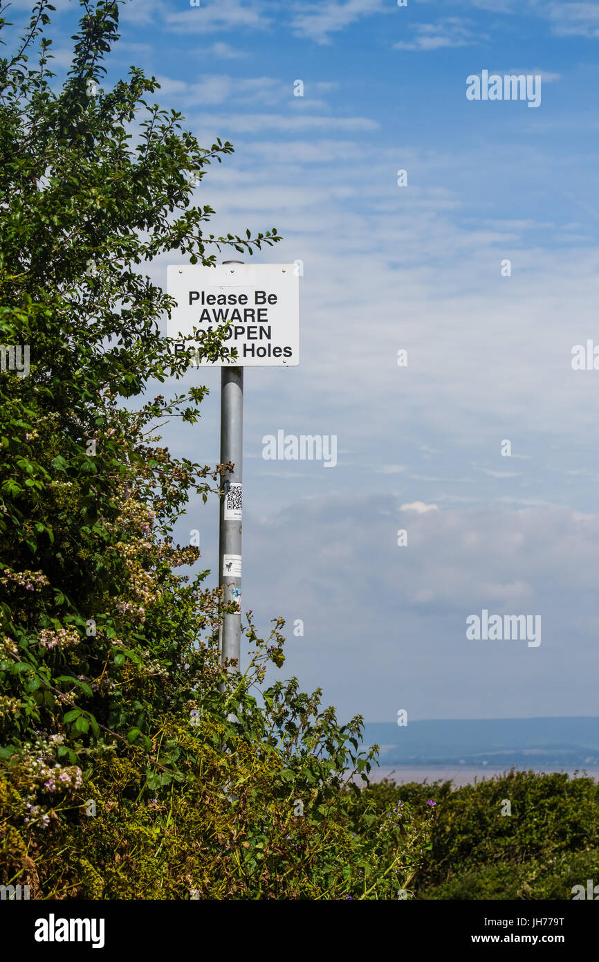 Beware of Badger Signs Stock Photo - Alamy