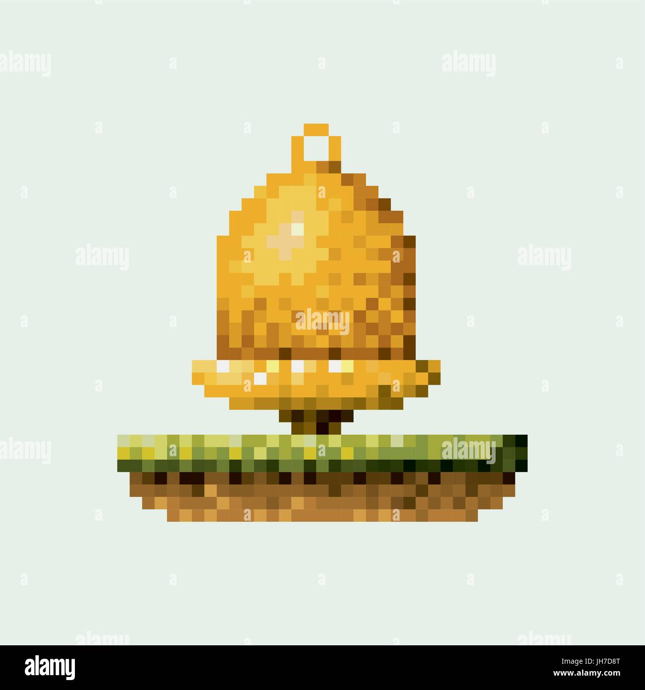 Golden monitor Stock Vector Images - Alamy