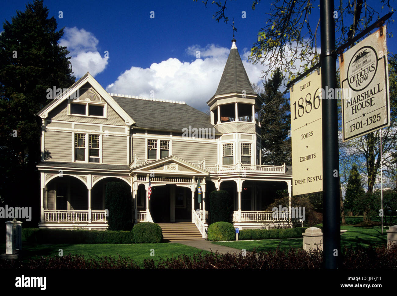 Marshall House, Vancouver National Historic Reserve, Washington Stock ...