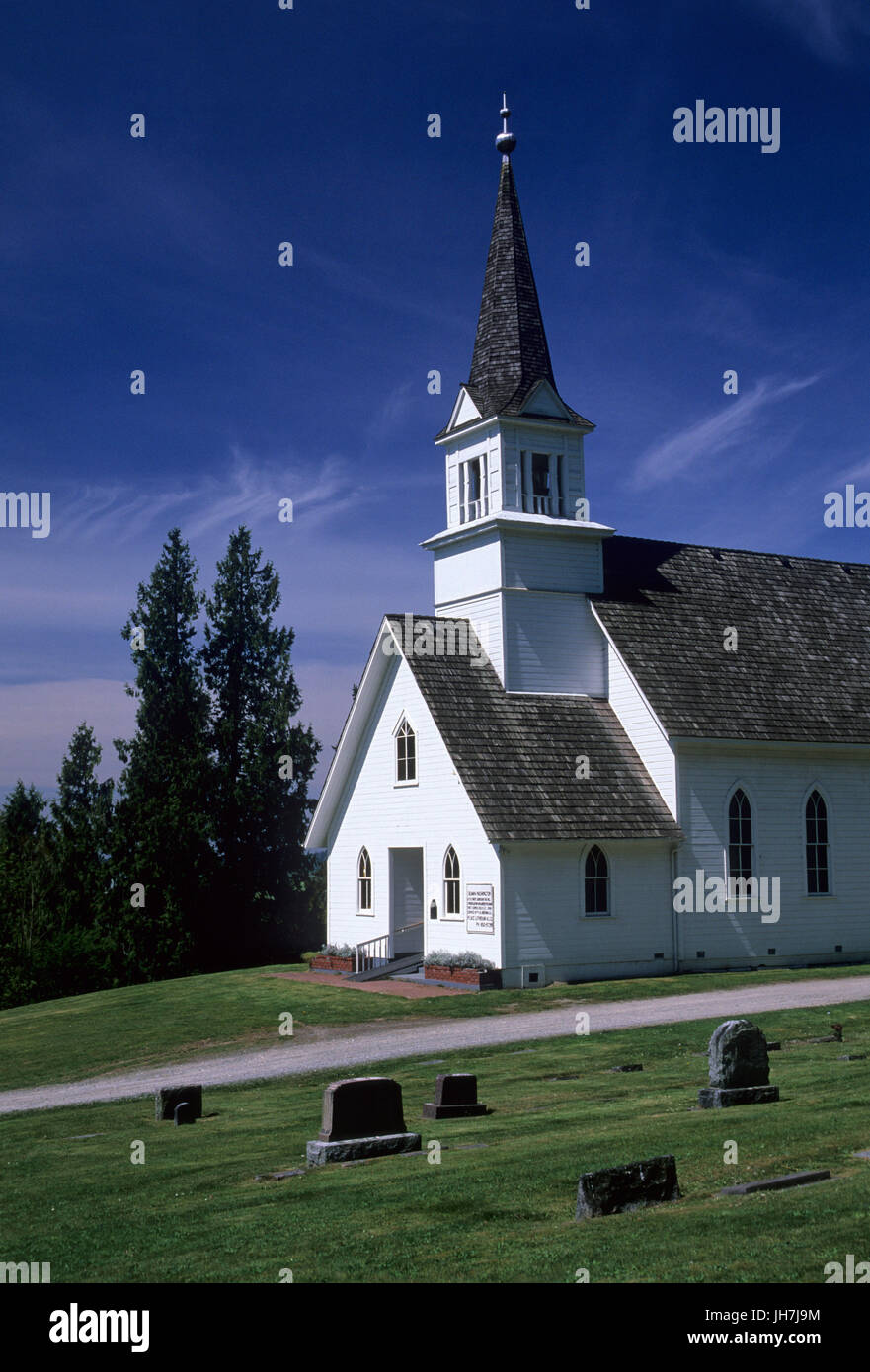 Little White Church On The Hill Silvana Wa