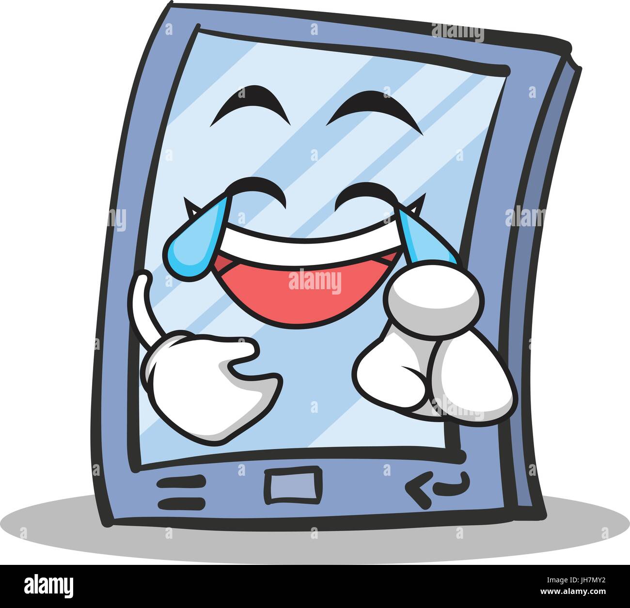 Joy Face Stock Vector Images - Alamy