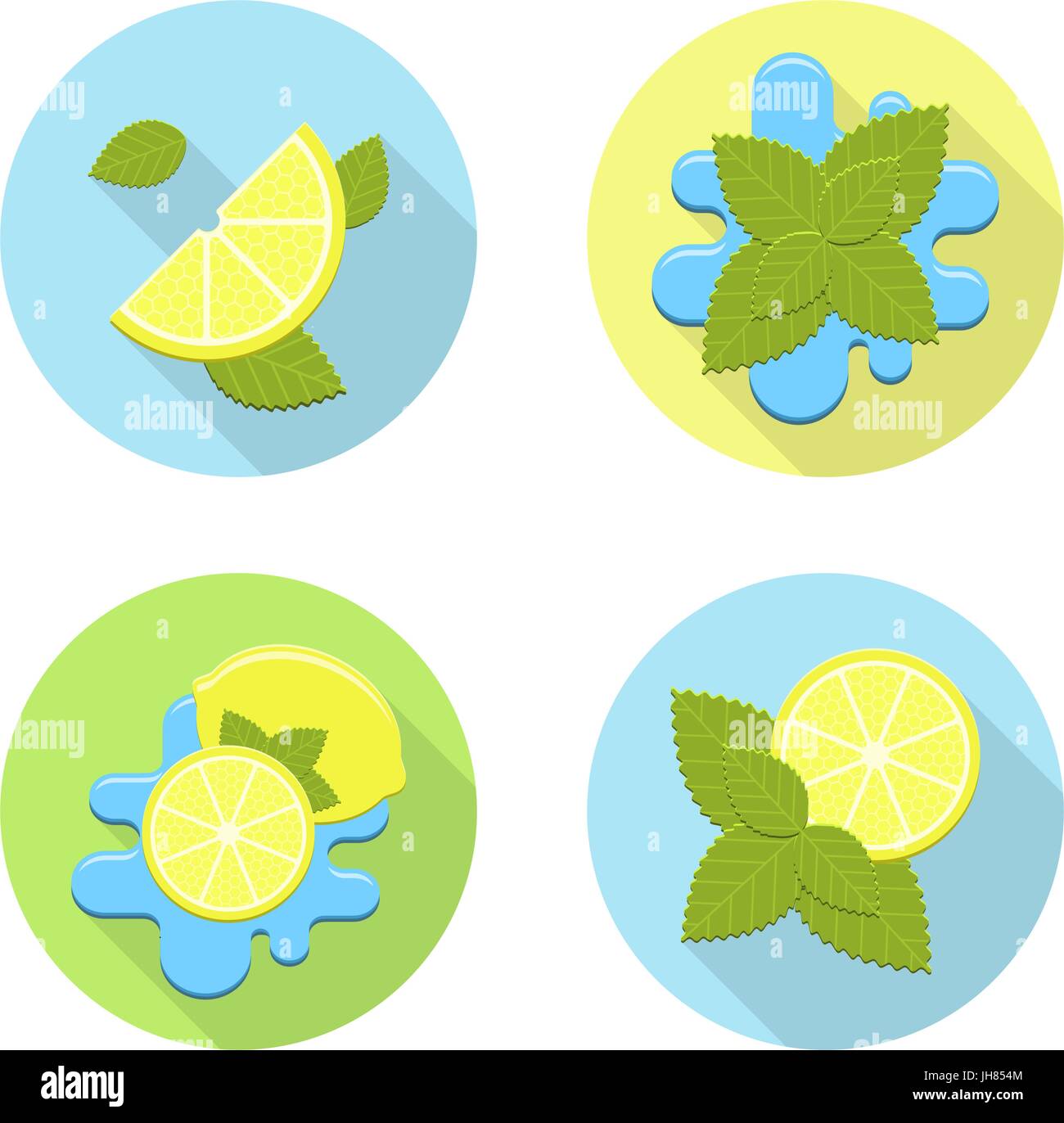 Lemon Drop Illustration Stock Vector Images - Alamy