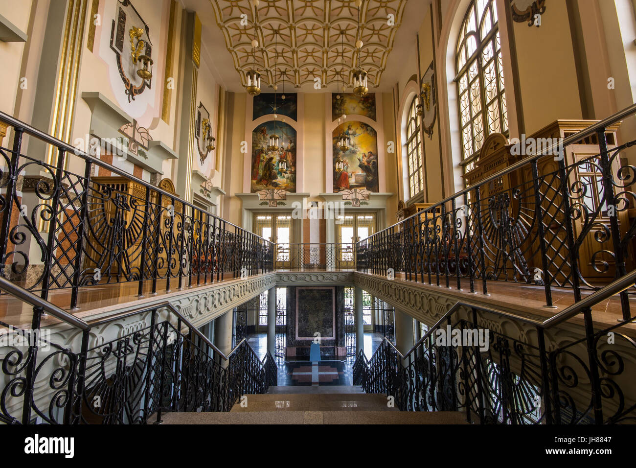 Inside the Basilica of Our Lady of Lichen, a Roman Catholic church ...