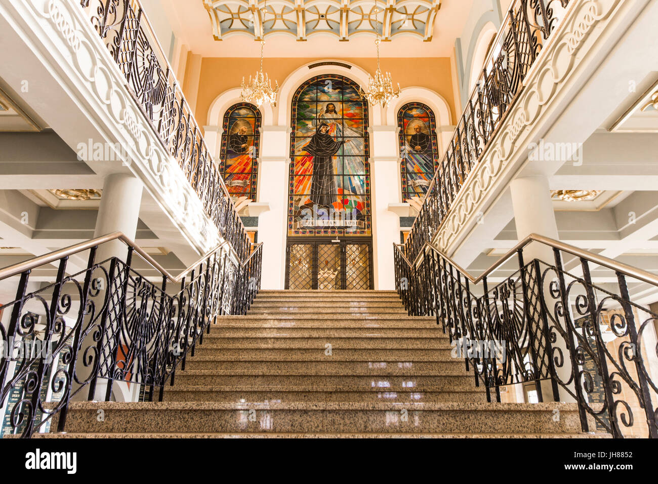 Inside the Basilica of Our Lady of Lichen, a Roman Catholic church ...