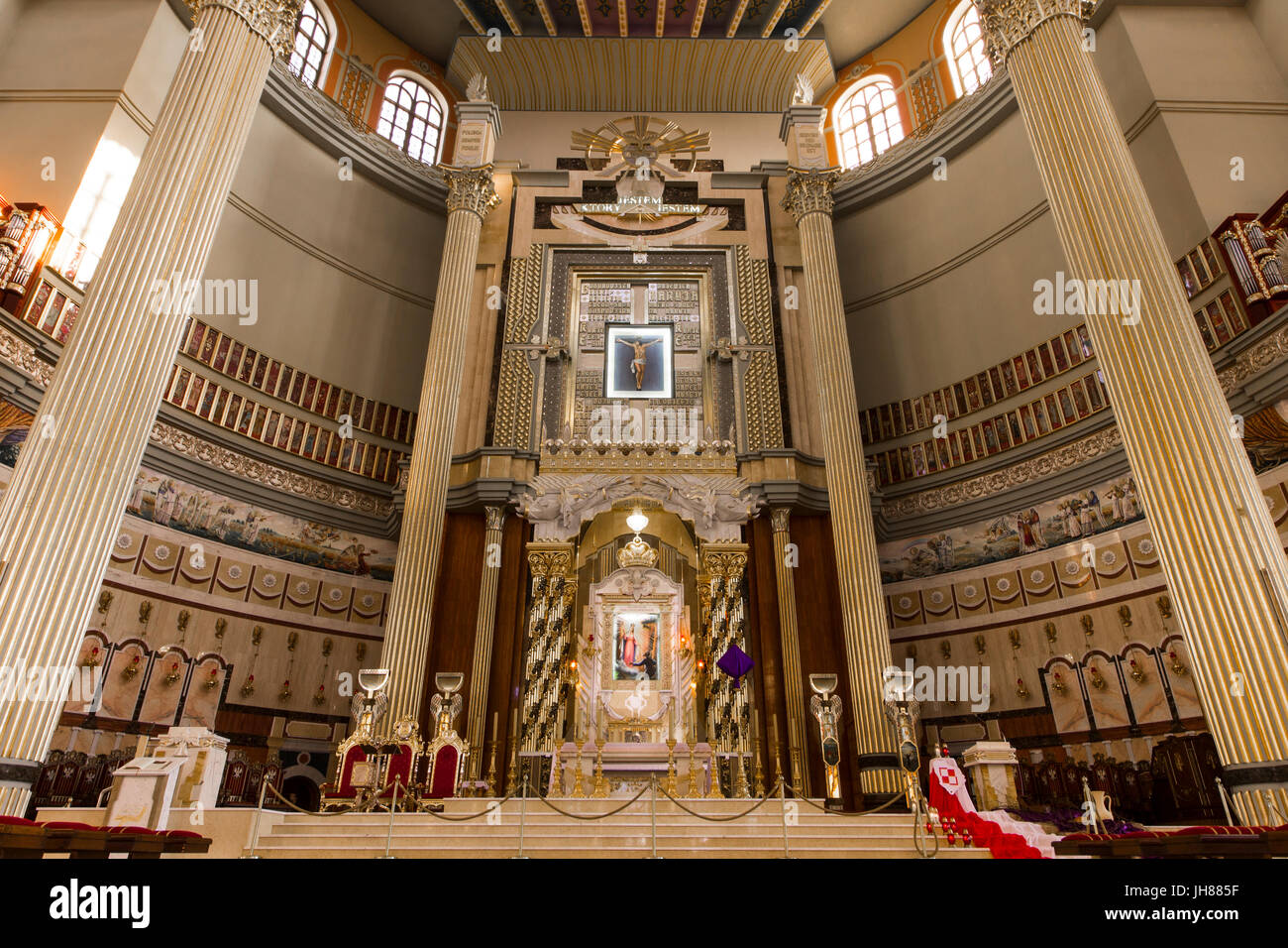 Inside the Basilica of Our Lady of Lichen, a Roman Catholic church ...