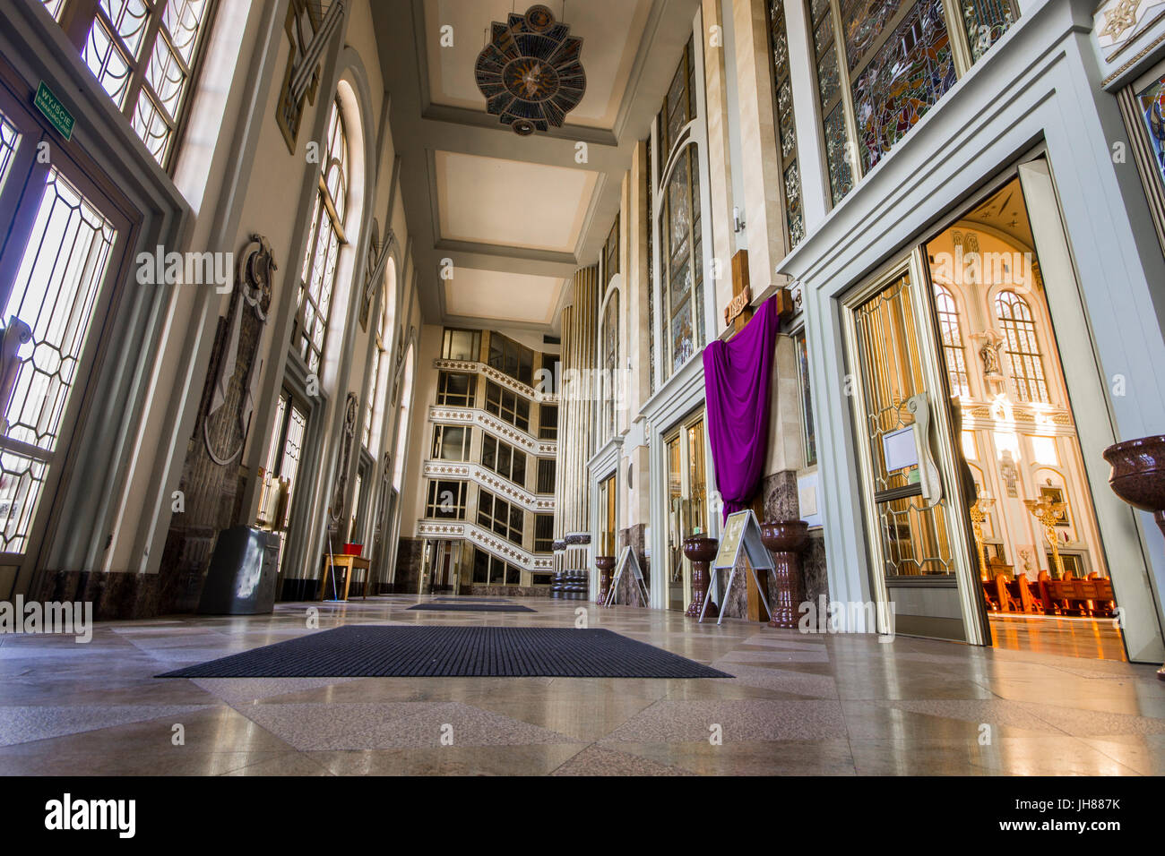 Inside the Basilica of Our Lady of Lichen, a Roman Catholic church ...