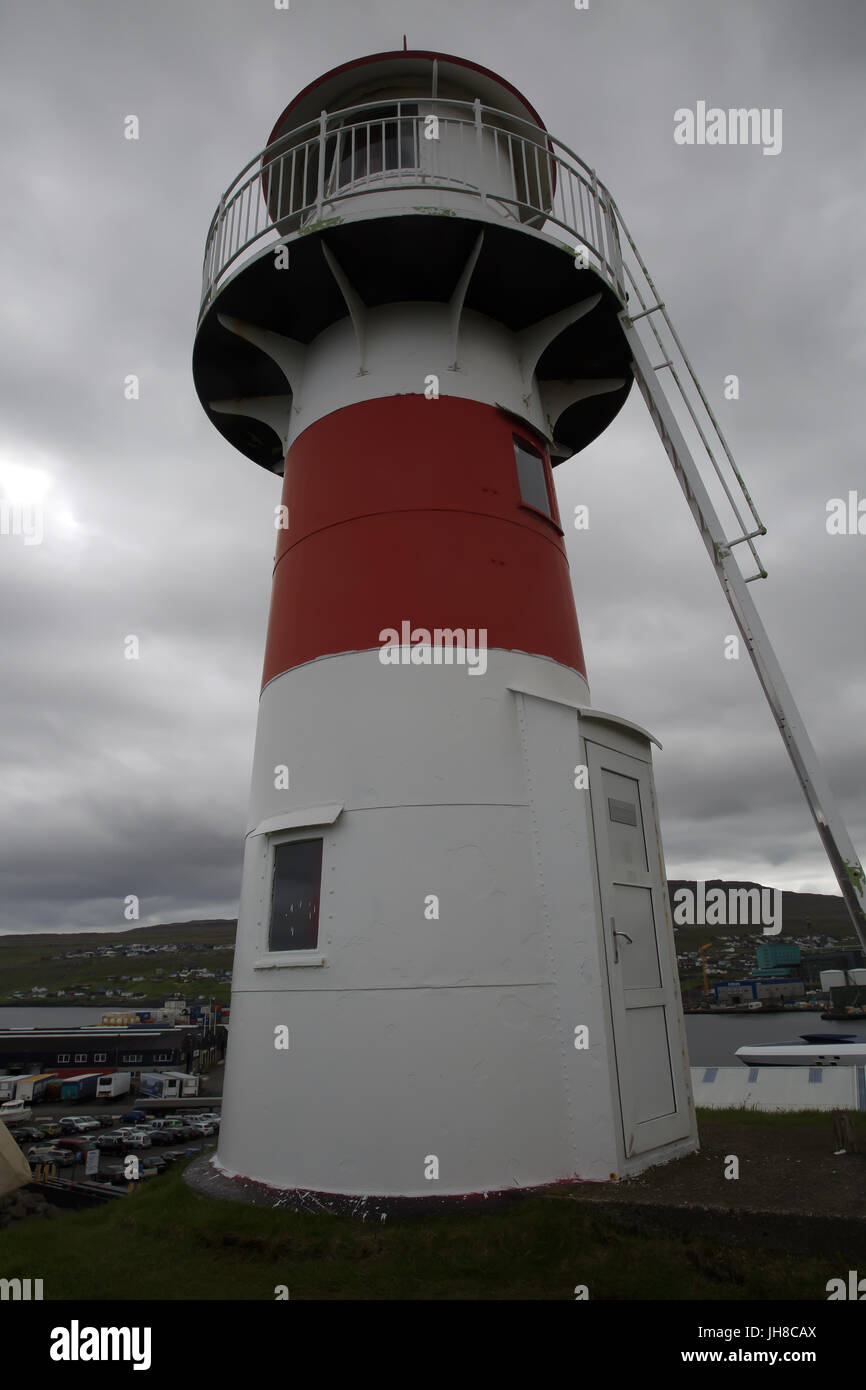 Lighthouse in Tórshavn, Faroe Islands Stock Photo - Alamy