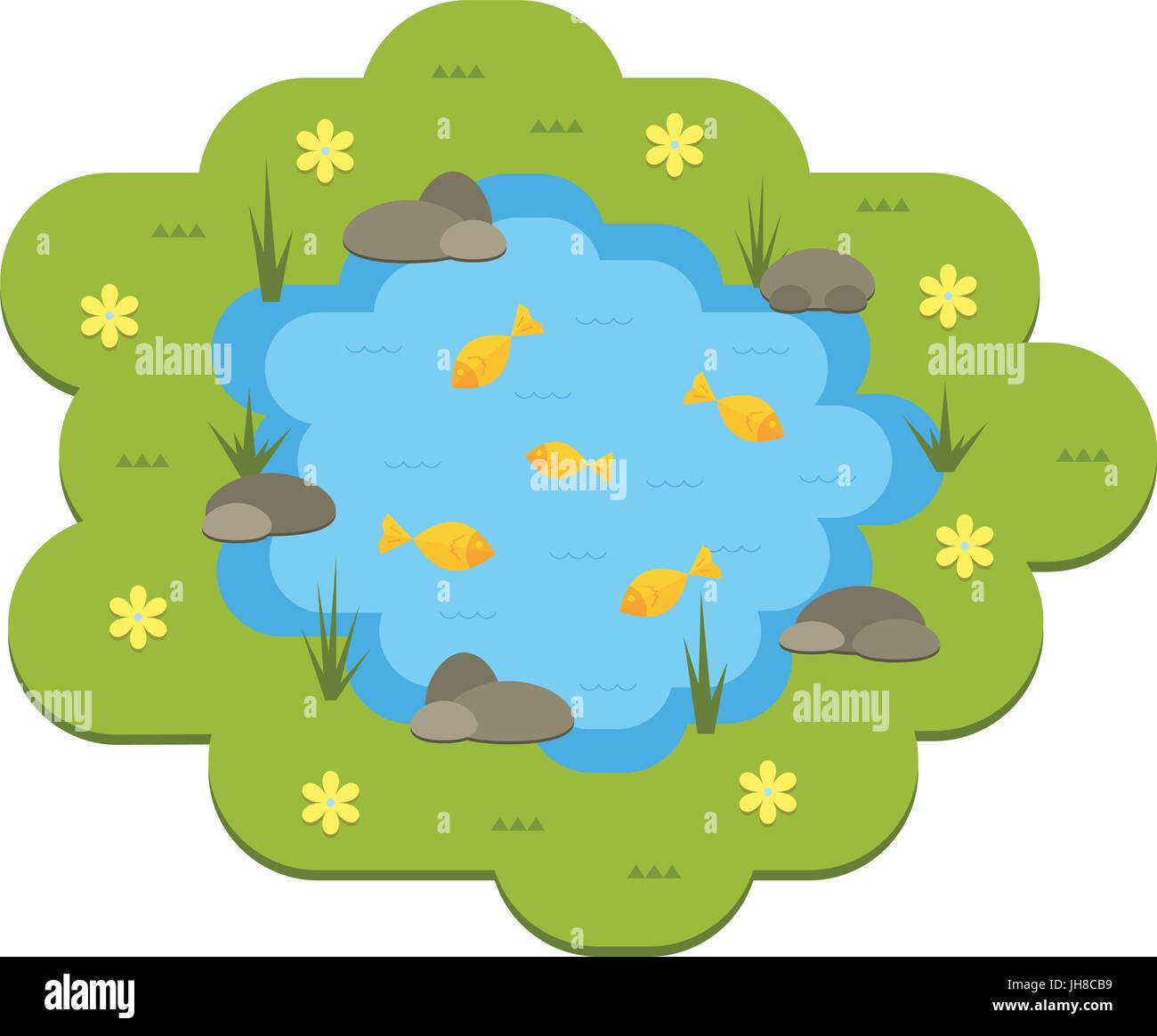 Rearing pool Stock Vector Images - Alamy