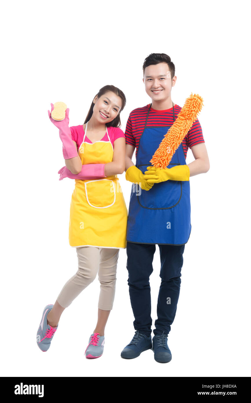 Asian domestic house cleaner maid hi-res stock photography and images ...