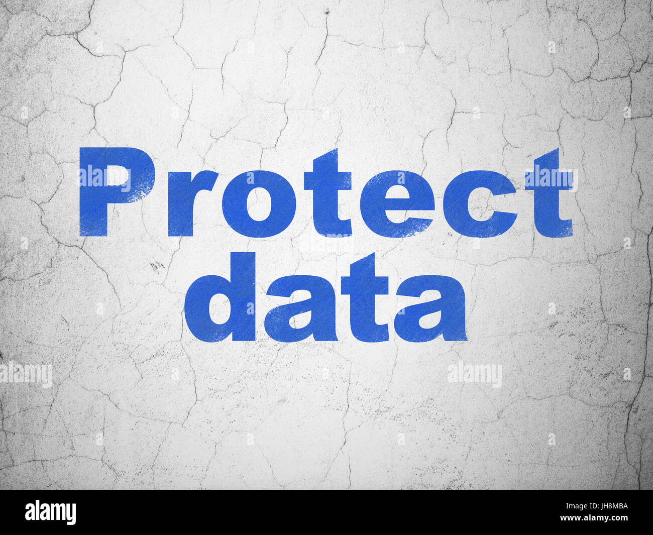 Protection concept: Protect Data on wall background Stock Photo - Alamy