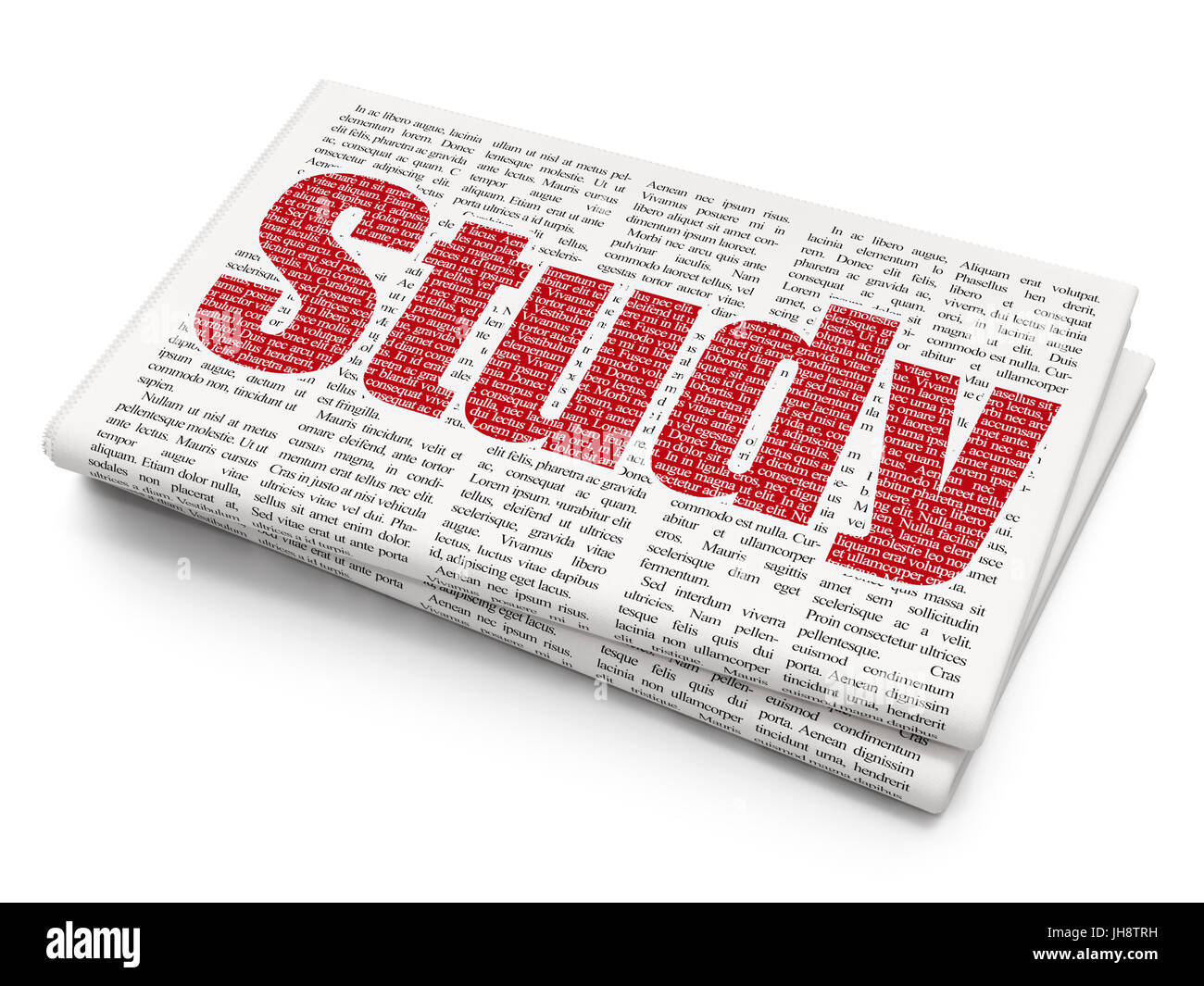 Studying concept: Study on Newspaper background Stock Photo - Alamy