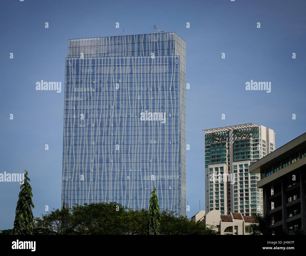 Manila, Philippines - Dec 21, 2015. Modern buildings located at Makati ...