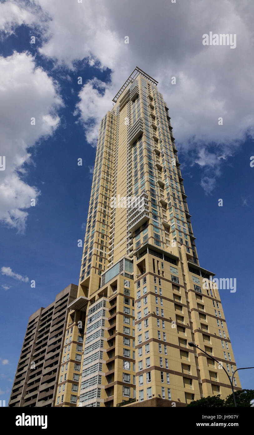 Manila, Philippines - Dec 21, 2015. A modern apartment located at ...